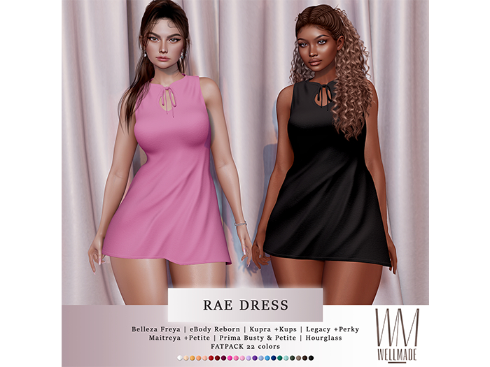 Second Life Marketplace - [WellMade] Rae Dress